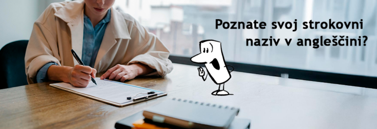 Angleščina: kakšen je vaš strokovni naziv? - Lingula, ta jezična šola